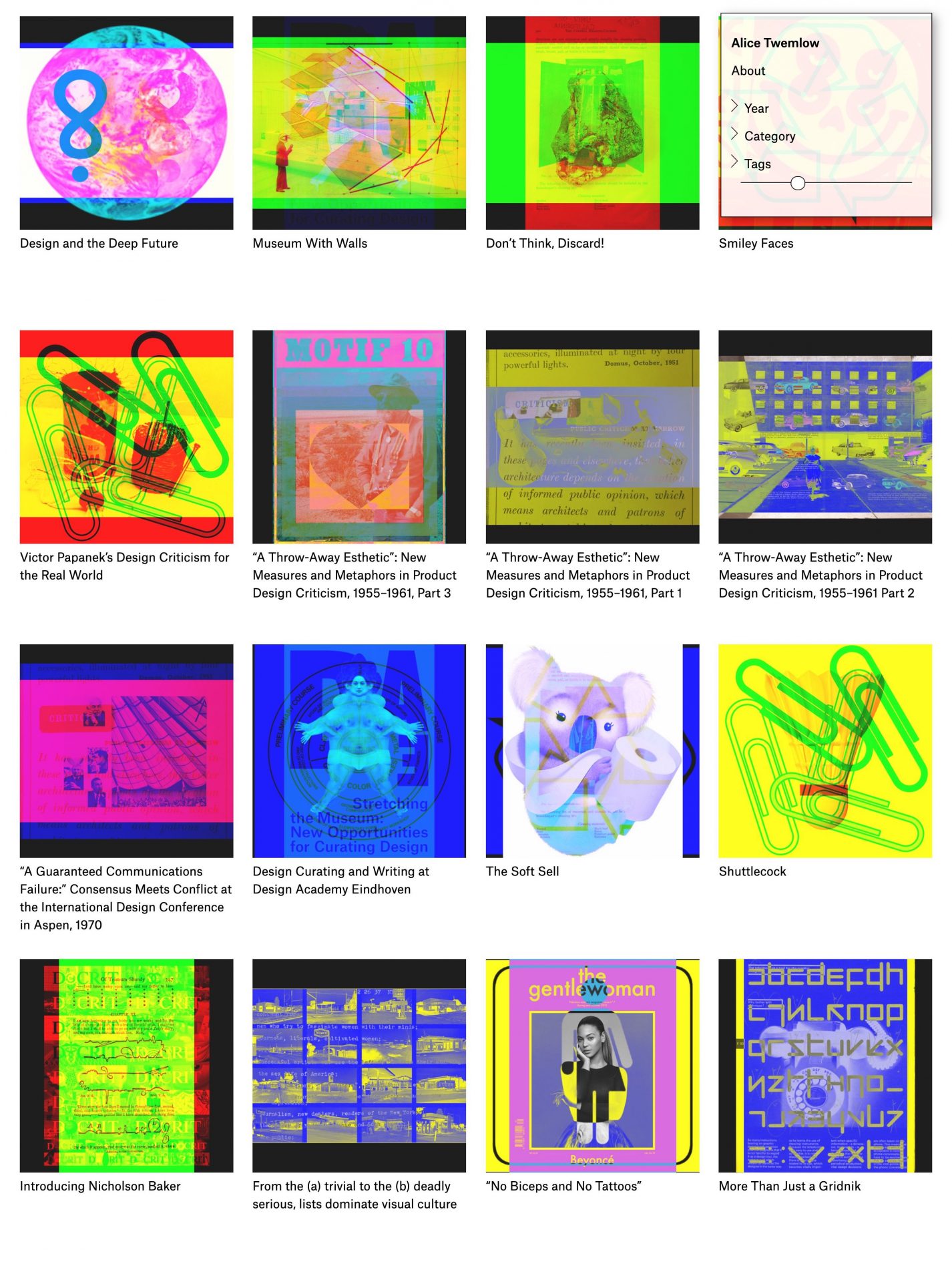 Questions & Answers / Alice Twemlow - Design Exhibition Scotland